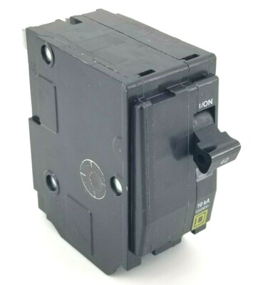 Square D, HACR, QO Type Circuit Breaker, DP-4075, 2-Pole, 40Amp, 10kA ...