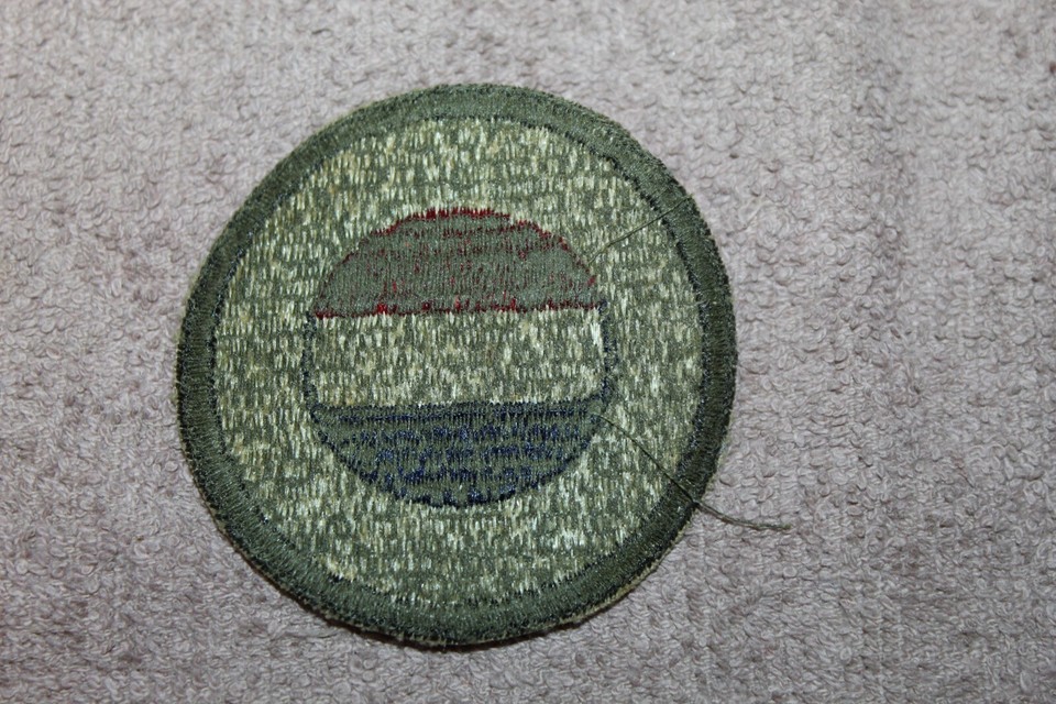 Original WW2 U.S. Army "G.H.Q. Reserve" OD Border & Green Back Uniform ...