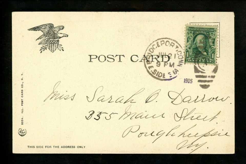 Connecticut CT postcard Bridgeport , Points of interest multi view ...