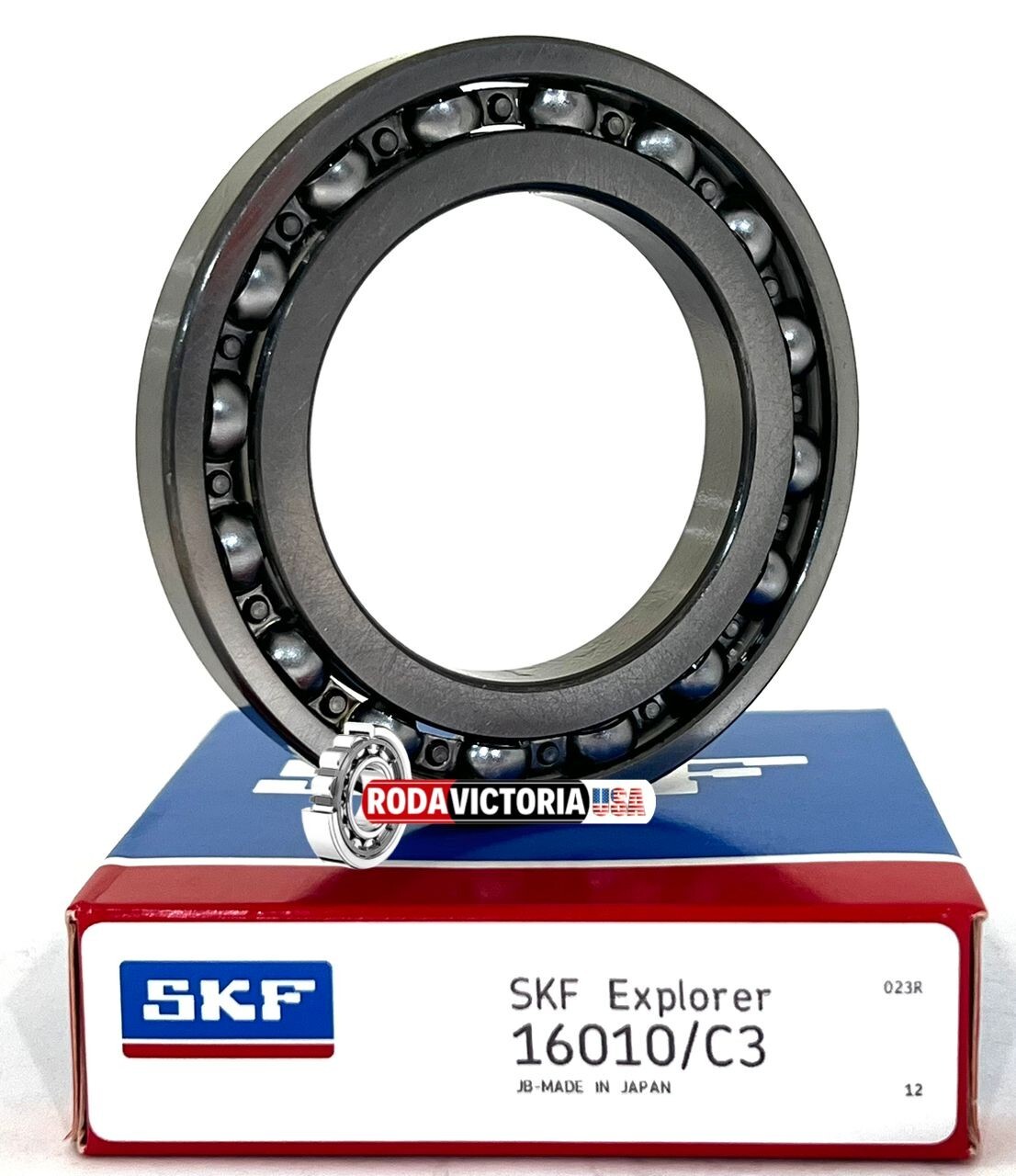 SKF 16010 C3 DEEP GROOVE BALL BEARING, OPEN TYPE, NO SEALS 50x80x10mm ...