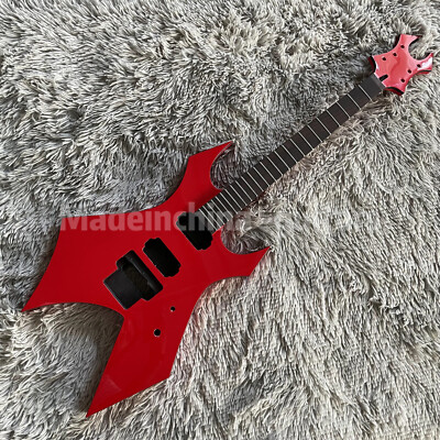 Warlock EXtreme Red Electric Guitar HH Pickups Groove Maple Neck NO ...
