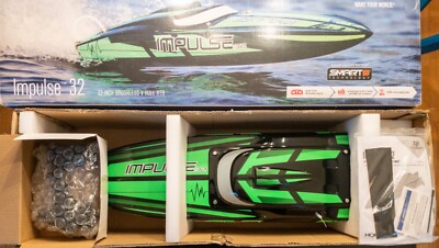 Pro Boat Impulse 32" Deep-V Brushless Boat Radio Controlled + Radio ...