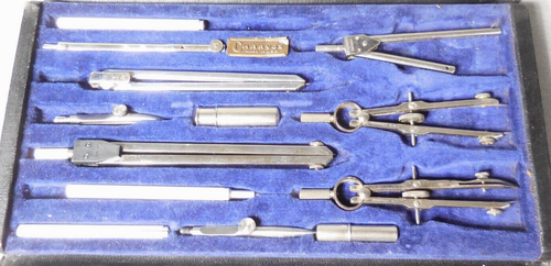 Charvos Drafting Tools No 877P Set Mechanical Engineering Drawing ...