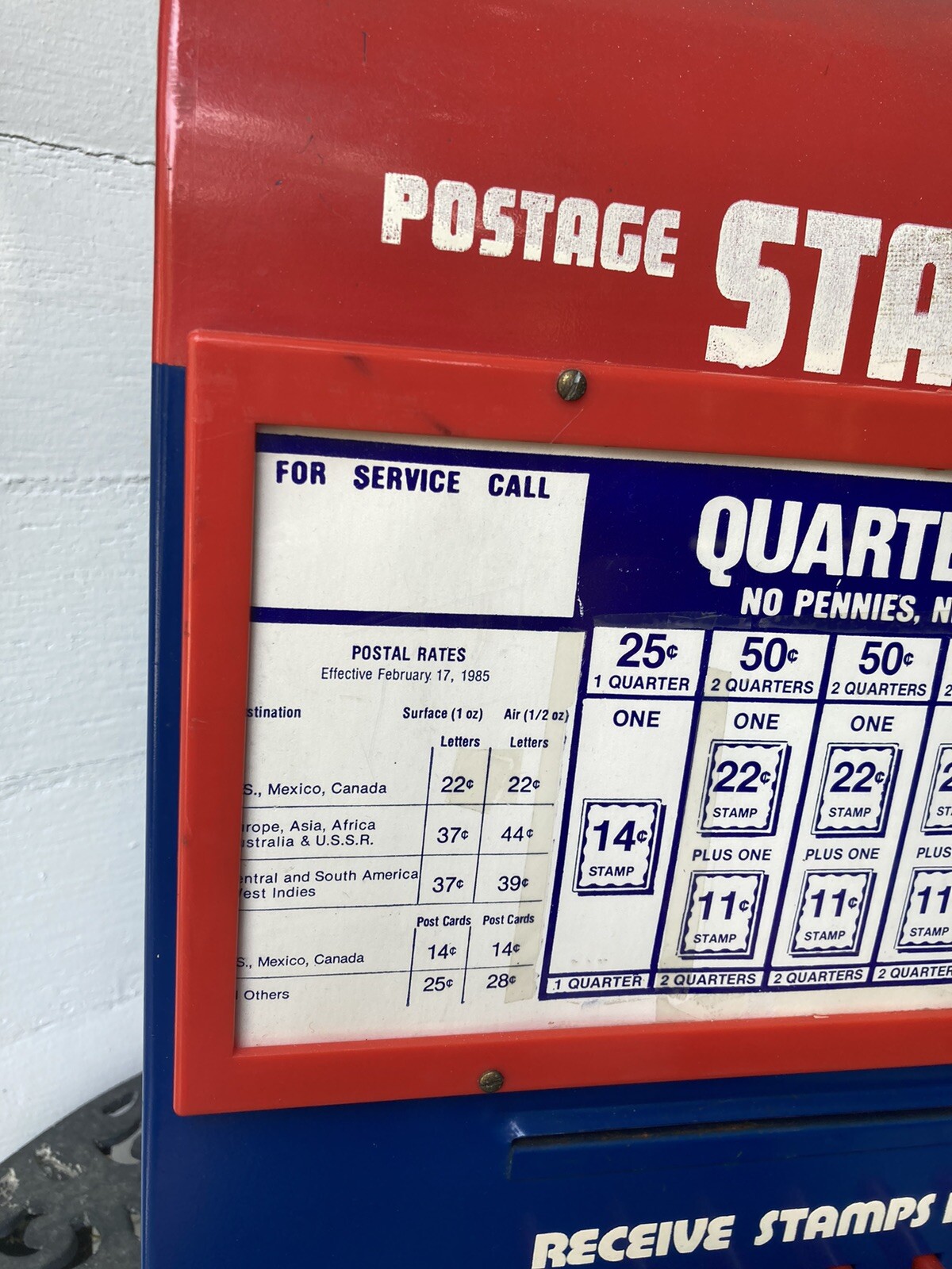 Vintage Stamp Vending Machine Post Office Stamp Dispenser | eBay