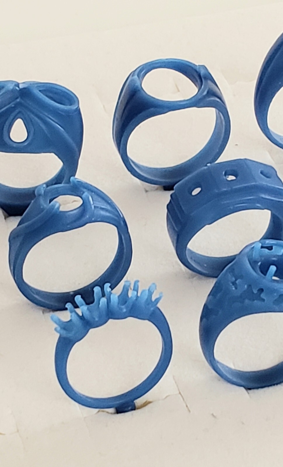 9 Assorted Rings, Wax Patterns. Wax Patterns For Lost Wax Casting 24 ...