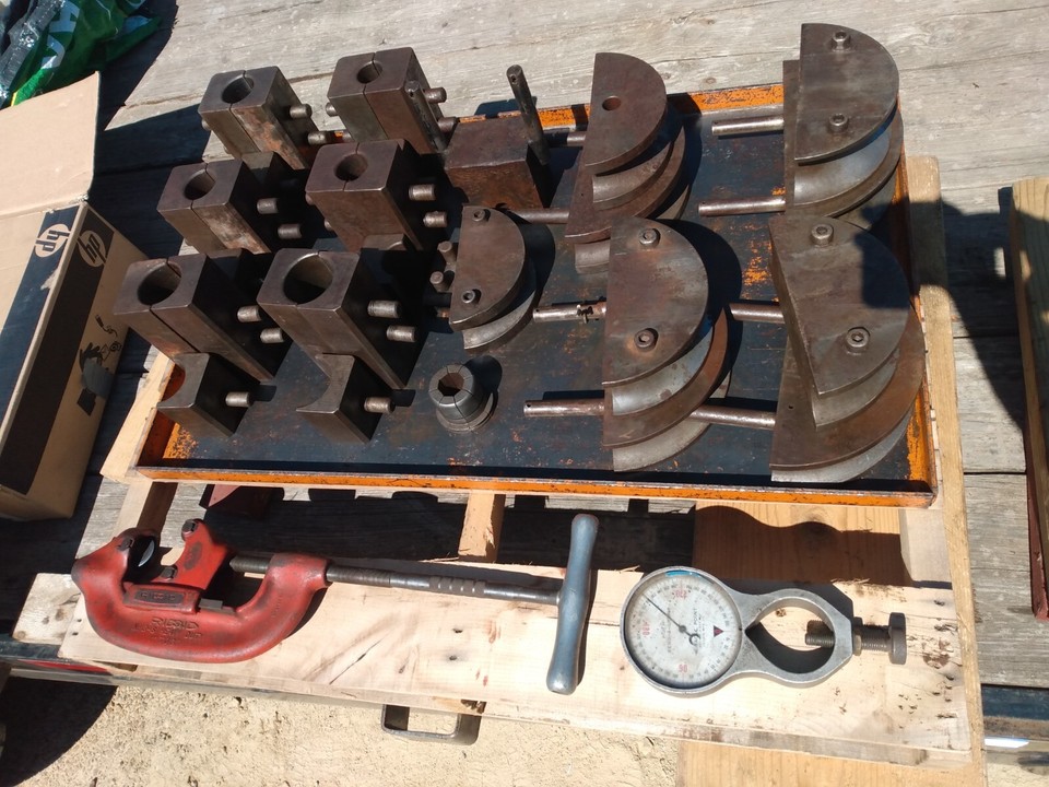 Huth pipe bender Hydraulic Exhaust Pipe Bender pipe bender machine with ...