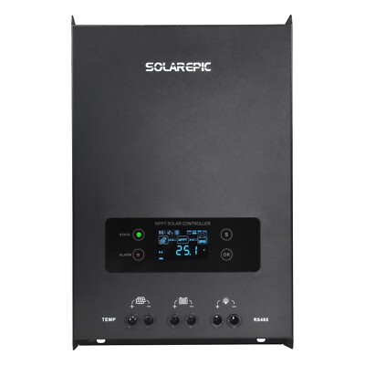 Solarepic 100A/60A MPPT Solarladeregler 150V/250V PV Solarregler 12V ...