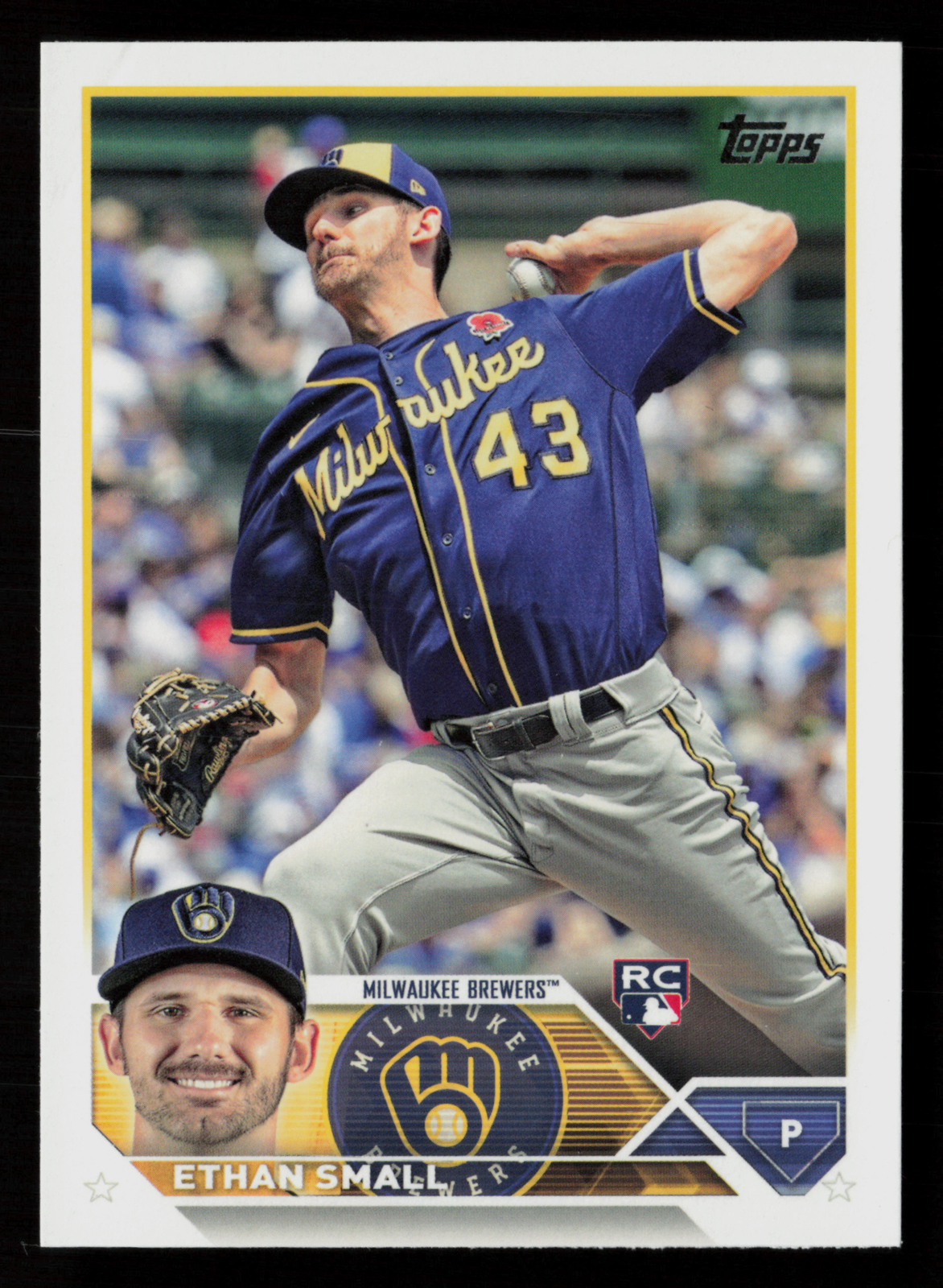 2023 Topps #87 Ethan Small RC Milwaukee Brewers | eBay