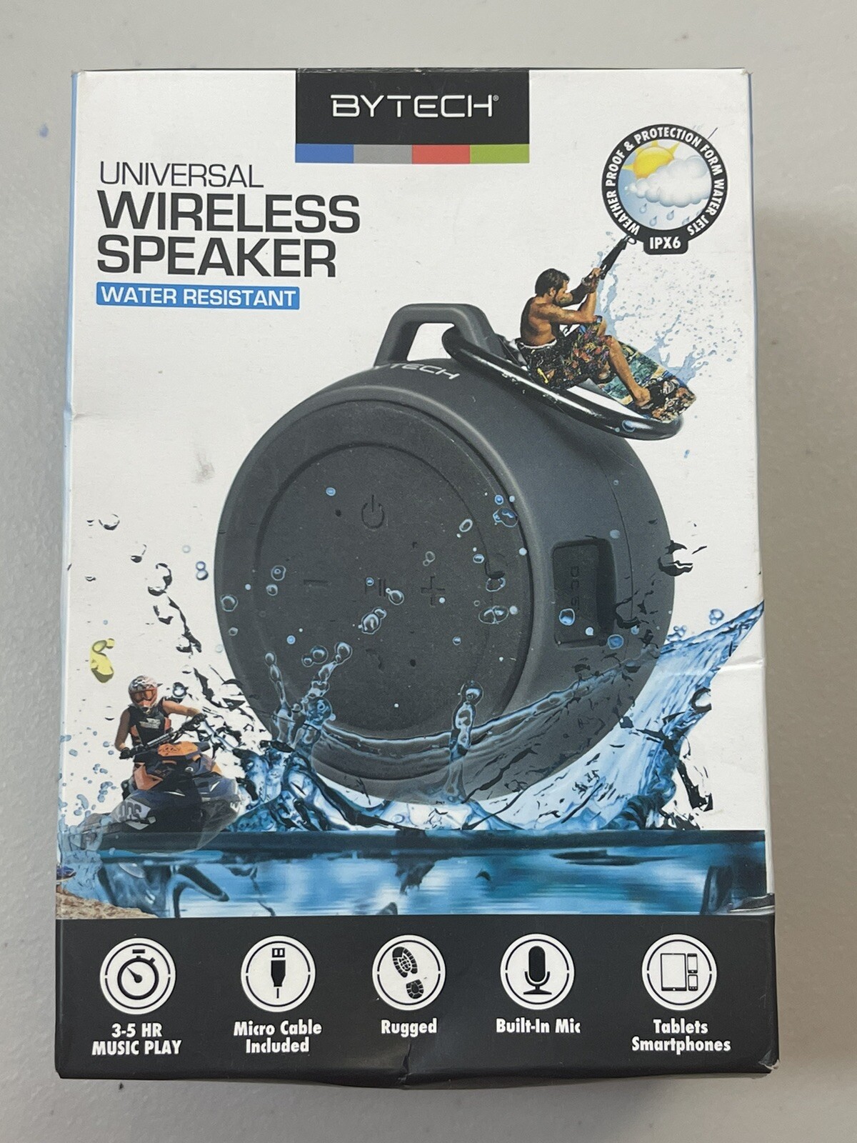 Bytech Universal Wireless Bluetooth Speaker, Water Resistant. | eBay