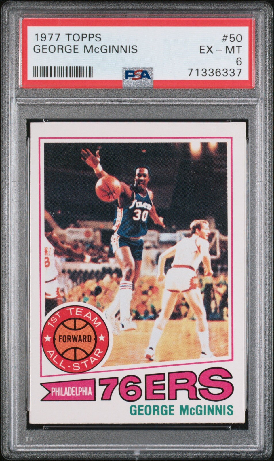 1977-78 Topps #50 George McGinnis | PSA 6 | Philadelphia 76ers | eBay
