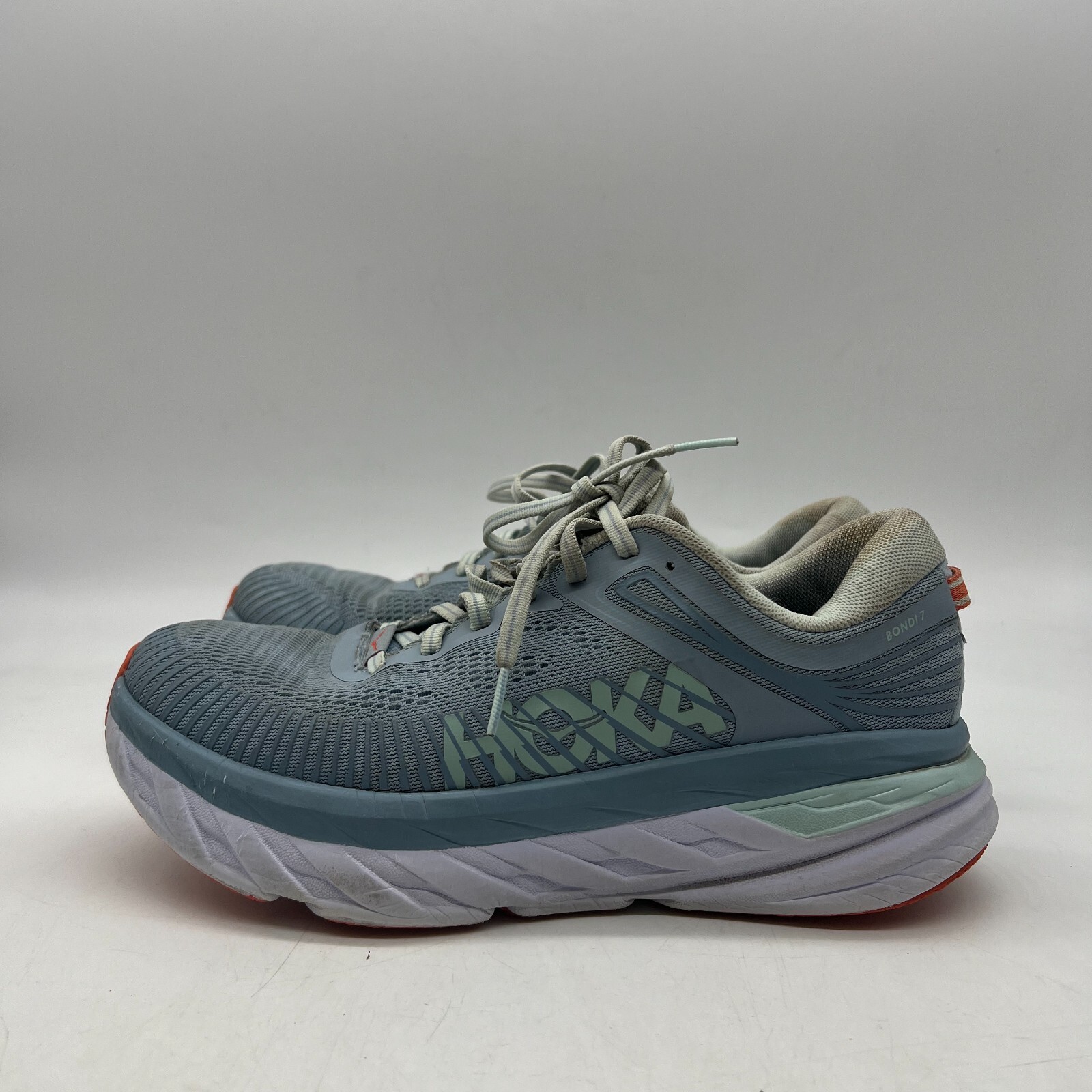 Hoka One One Bondi 7 1110519 BFBG Womens Fog Blue Lac… - Gem