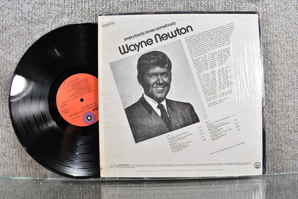 Wayne Newton "Everybody Loves Somebody" Capitol Records LP | eBay