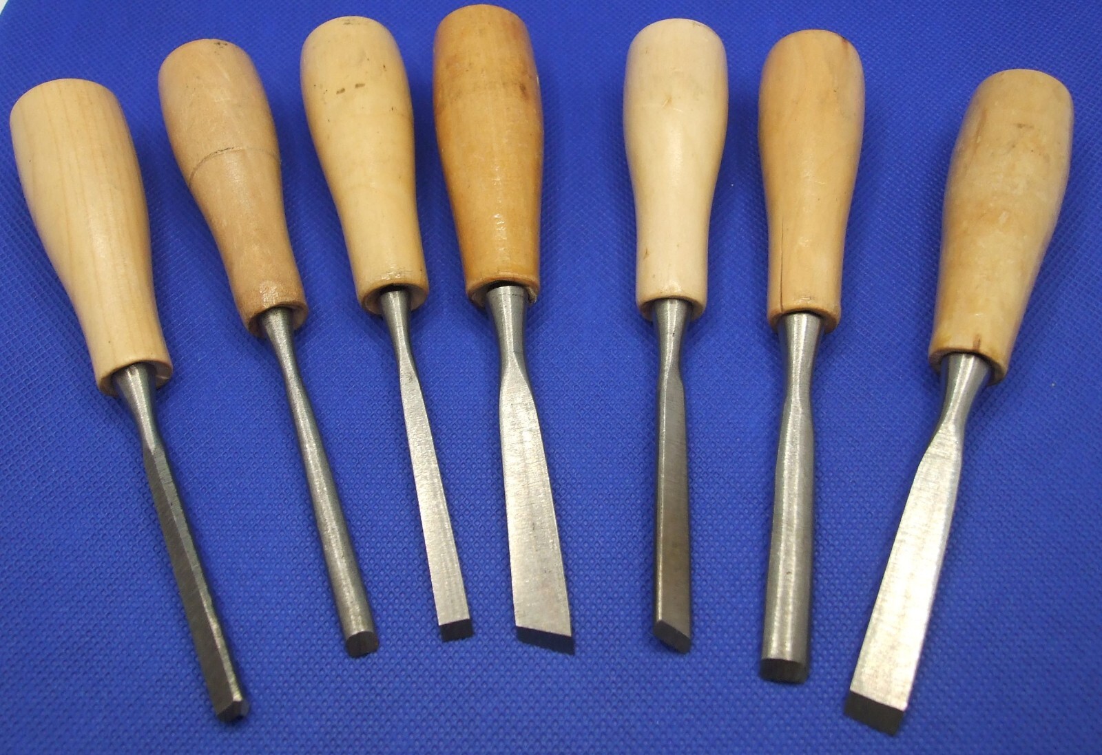 Vintage Wood Carving Hand Chisels & Gouges - Set of 7 - EUC | eBay
