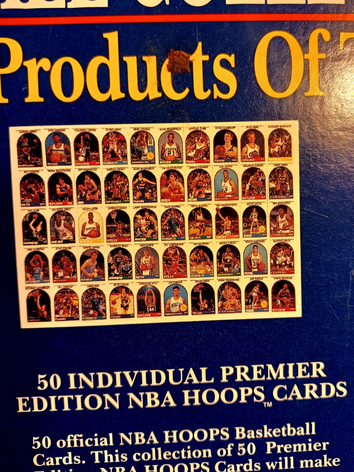 1989-1990 NBA Hoops Starter Kit Super Binders & 50 Cards Factory Sealed ...