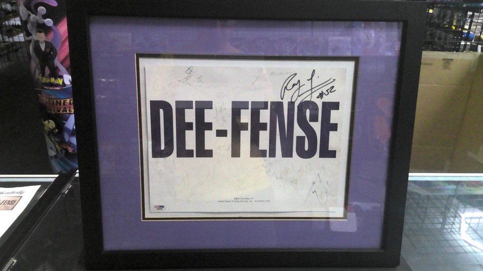 Baltimore Ravens Multi Signed Poster "Dee-Fence" 13 Autographs PSA LOA | eBay