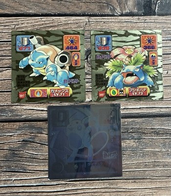 Pokemon Amada Sticker *MP Venusaur Blastoise Gold Raichu Ghost Rare ...