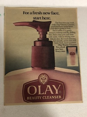 1985 Olay Beauty Cleaner Vintage Print Ad Advert pa16 | eBay