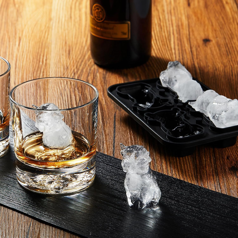 3D Highland Cow Ice Cube Tray Fun Shapes, Novelty Highland Cow Gifts ...