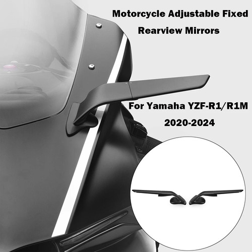 YZF-R1 YZF-R1M Motorcycle Invisible Mirrors Adjustable Rear Mirror ...