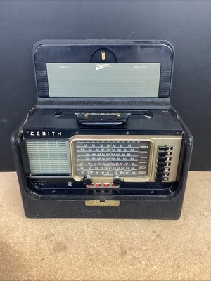 Zenith Trans Oceanic Wave Magnet Shortwave Radio W/ Guides Vintage | eBay