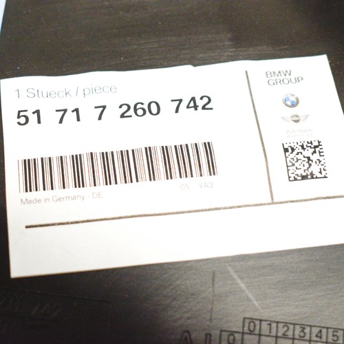 OEM BMW 4 F32 F82 FRONT RIGHT FENDER DEFLECTOR LIP 51717260742 NEW ...