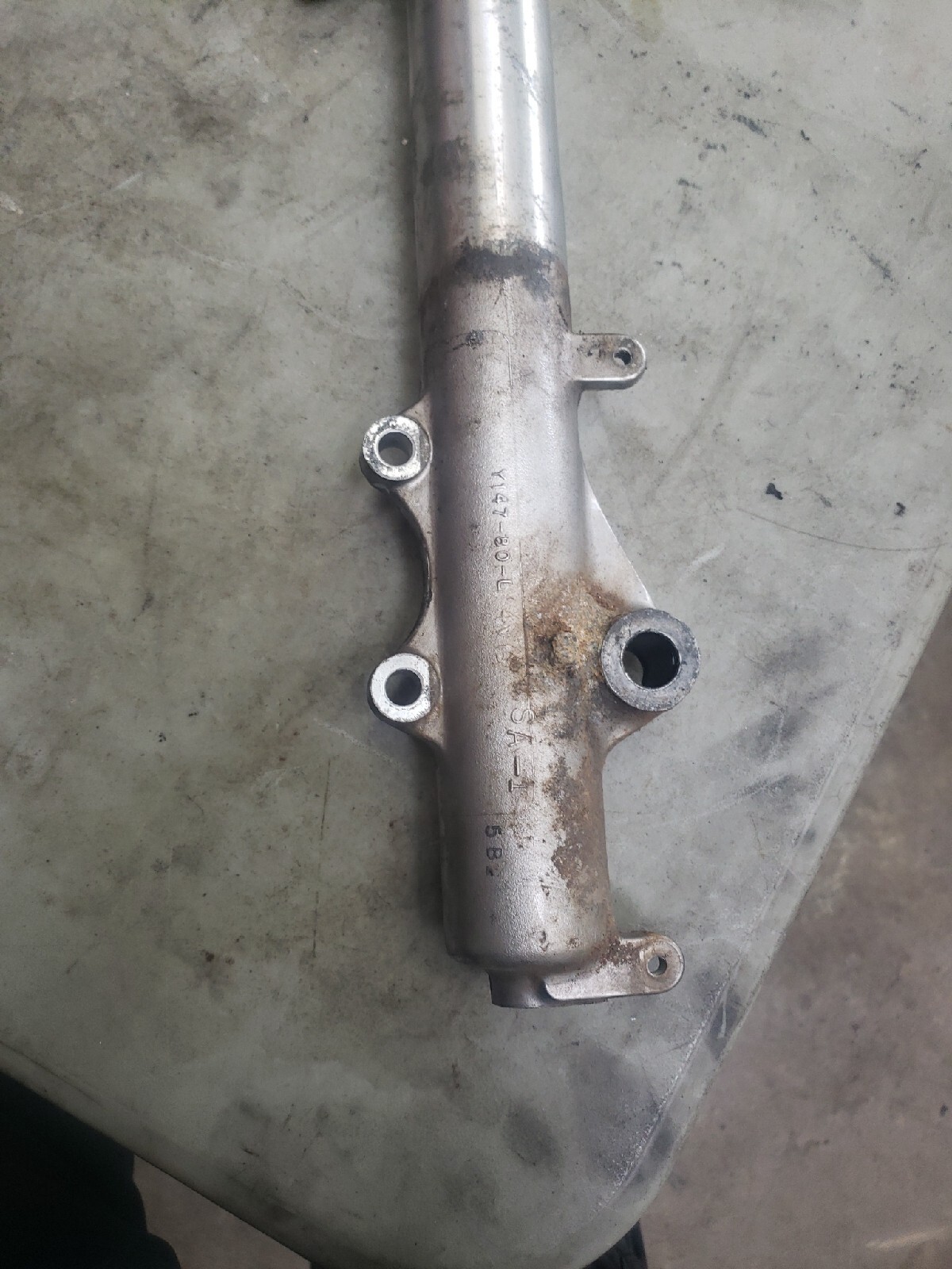 OEM Yamaha Marine Outboard Part # 4BE-23102-10-00 FRONT FORK ASSY (L.H ...