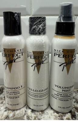 Nick Chavez PERFECT PLUS Shampoo 1 & Cello-Gloss Conditioner ...