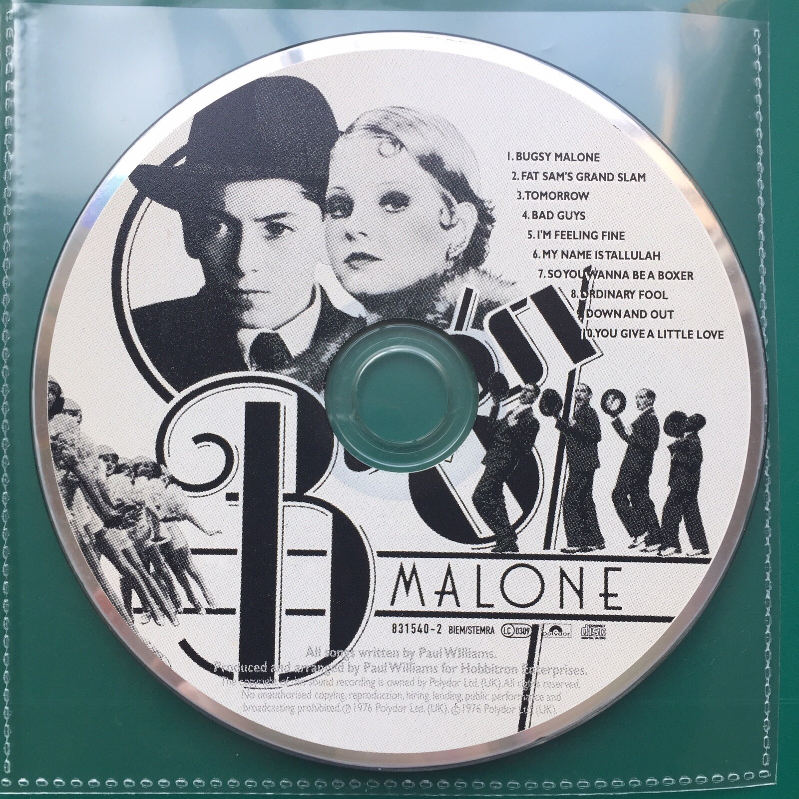 Paul Williams BUGSY MALONE Gangster Film Soundtrack CD Jodie Foster Scott Baio 42283154025 | eBay