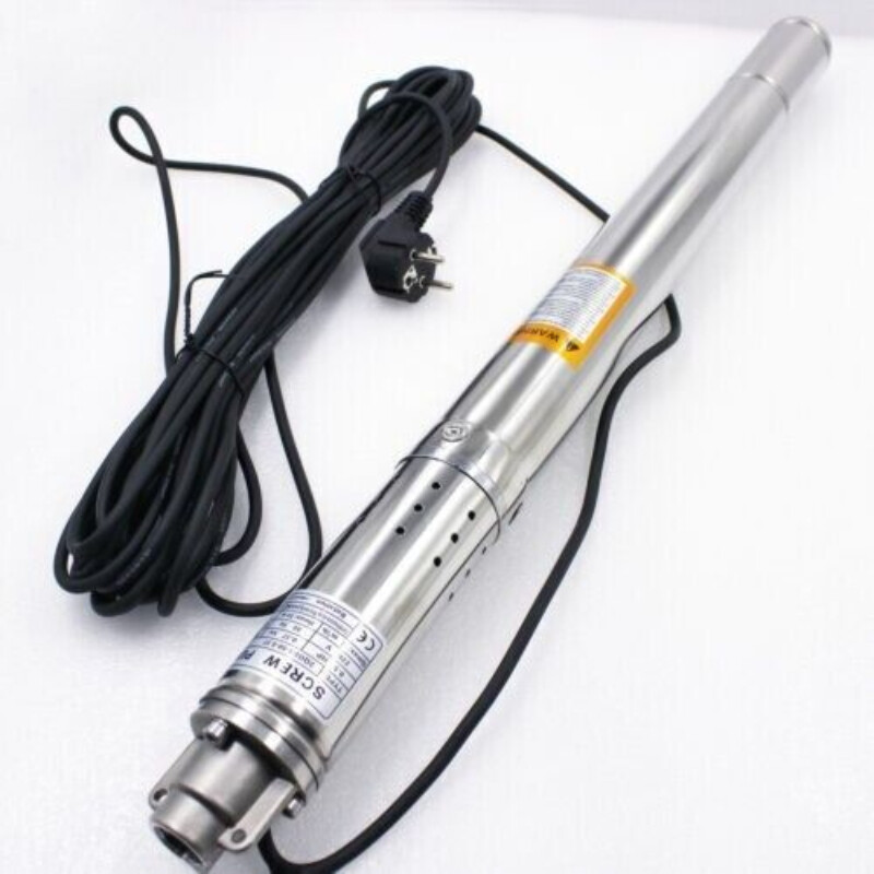 2 Inch 50mm Diameter Submersible Well Pump Deep Well Screw Pump 1000L/h ...