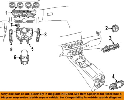 MERCEDES OEM 17-23 CLS450 Console Console-Control Switch 213900522980 ...