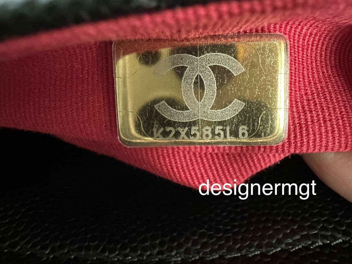 MIB 100%AUTH CHANEL 23P Black Caviar Leather Small Hobo Bag MIB 100%AUTH CHANEL 23P Black Caviar Leather Small Hobo Bag
