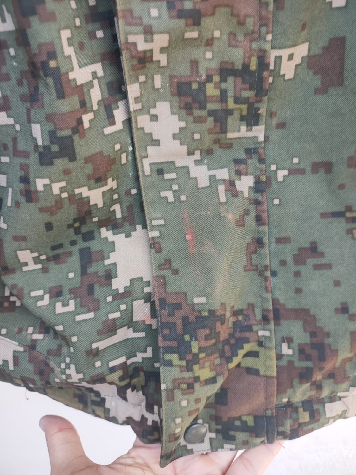 South Korea Army ROK Granite B Digital Camo Waterproof Raincoat Jacket ...