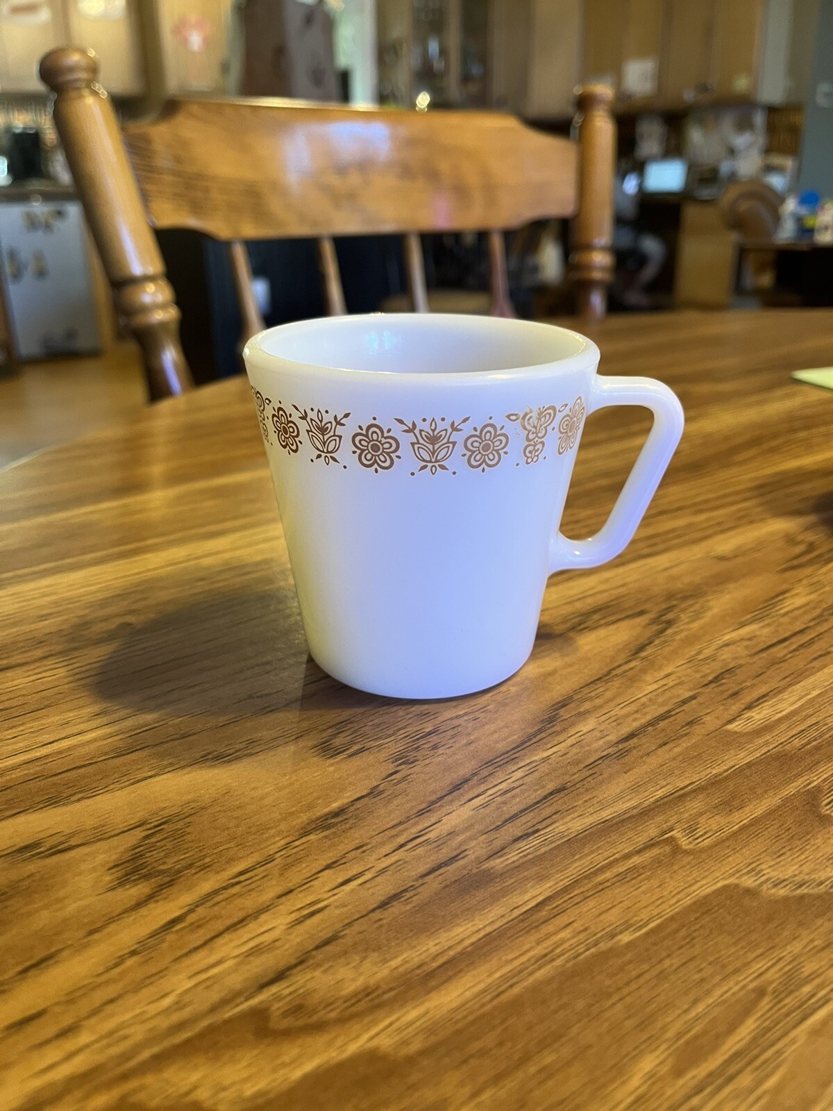 Vintage Pyrex D-Handle Coffee Mugs Milk Glass Cup | eBay