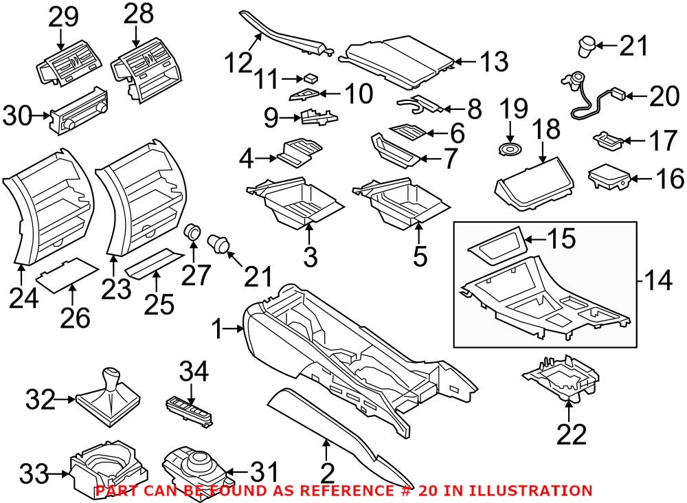 Genuine OEM 12 Volt Accessory Power Outlet For BMW 61349136468 | eBay