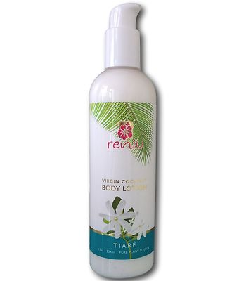 RENIU Virgin Coconut Body Lotion TIARE (Gardenia) Infusion by Pure Fiji ...