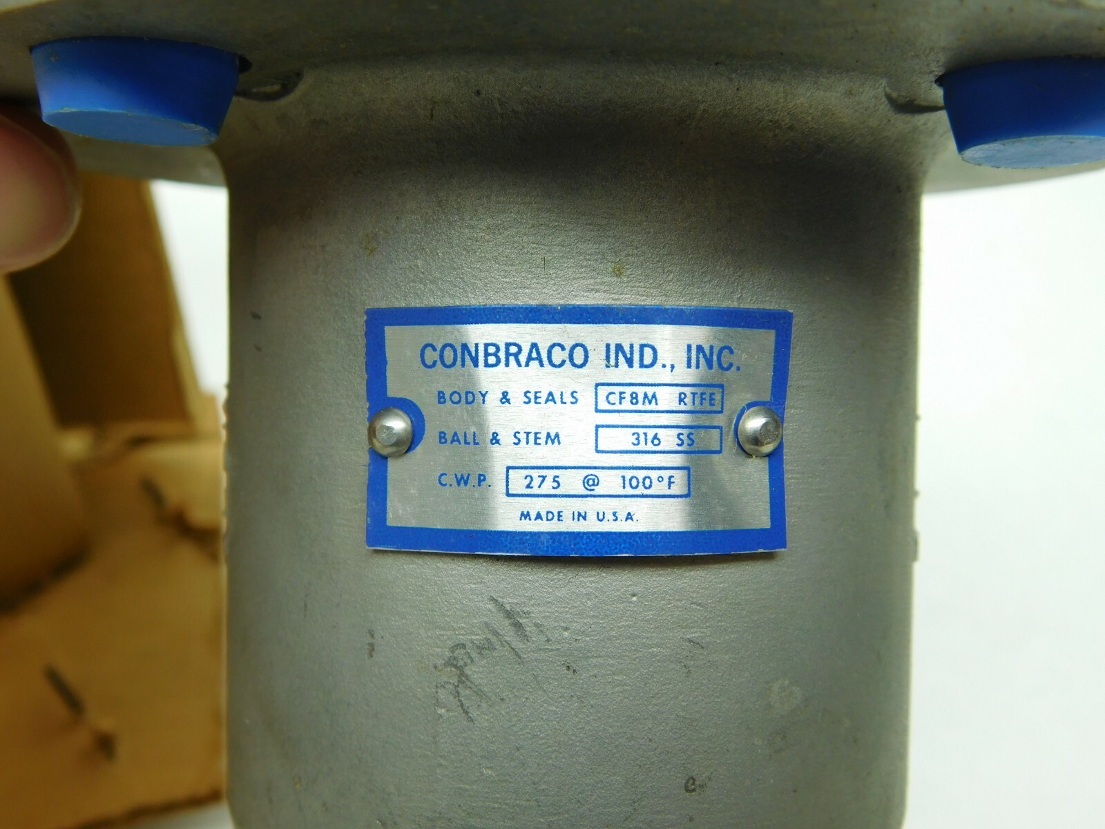 CONBRACO APOLLO 87-107-01 CF8M STAINLESS ANSI 150 FLANGE BALL 1-1/2 ...