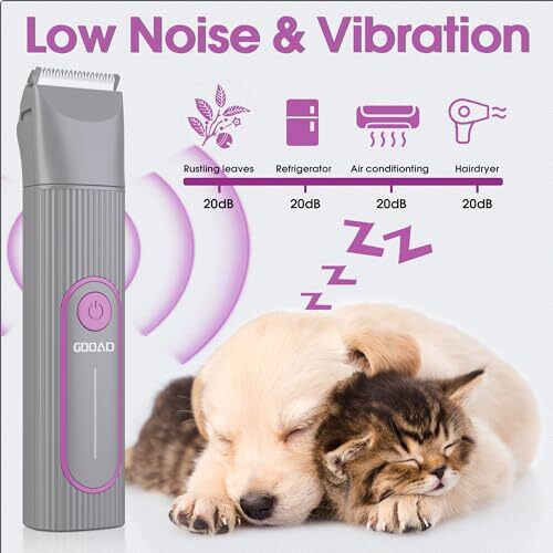 Cat Clippers for Matted Hair, Cat Grooming Kit, Cordless Cat Gray ...