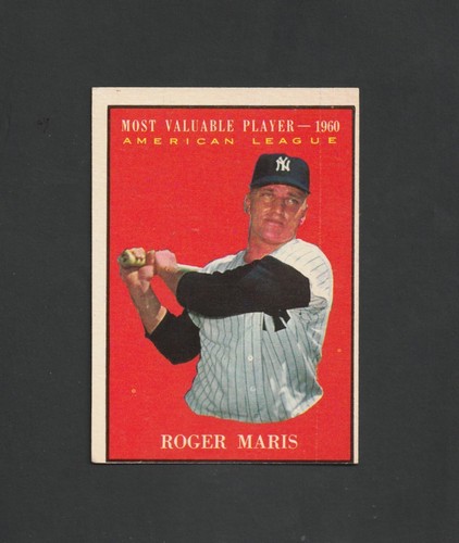 1961 Topps ROGER MARIS MVP #478 ~~ NY Yankees | eBay