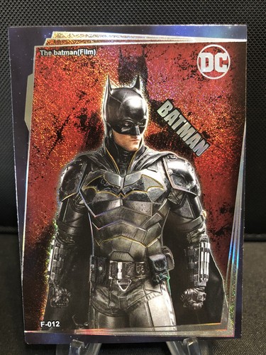 2022 DCEU Trading Card BATMAN F-012 The Batman Film Robert Pattinson ...