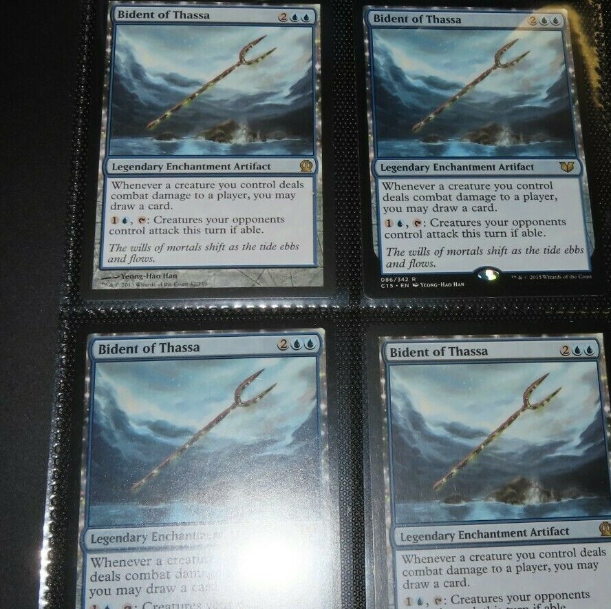 Bident of Thassa x4 + 10 Random Rares MTG Magic the Gathering | eBay