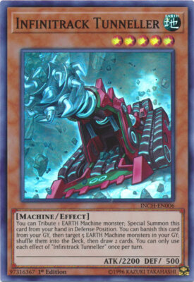 Yu-Gi-Oh! - Infinitrack Tunneller (INCH-EN006) - Infinity Chasers - NM ...