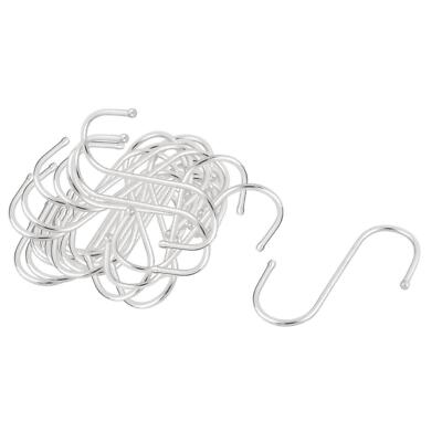 Kitchen Stainless Steel S Shaped Pot Coffee Mug Hanger Hook Silver Tone ...