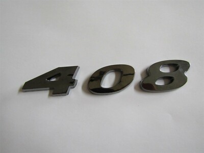 408 STROKER ENGINE ID FENDER HOOD SCOOP EMBLEM BLK/CHR FITS DODGE ...
