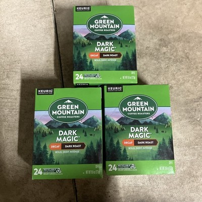 Green Mountain Dark Magic Decaf Coffee K-Cups - 24 Pack (Lot of 3; 72 ...
