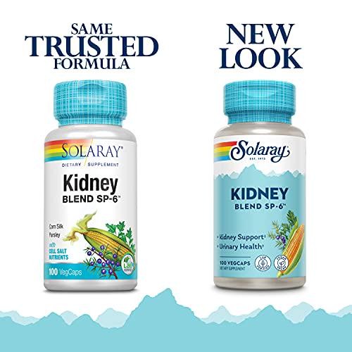 SOLARAY Kidney Blend SP-6 | Herbal Blend w/Cell Salt Nutrients to Help ...
