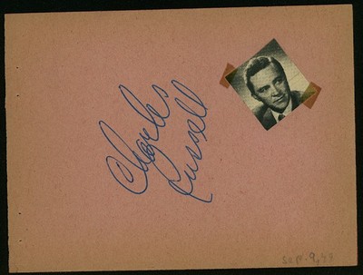 CHARLES RUSSELL VINTAGE SIGNED PAGE FROM AUTOGRAPH BOOK | eBay