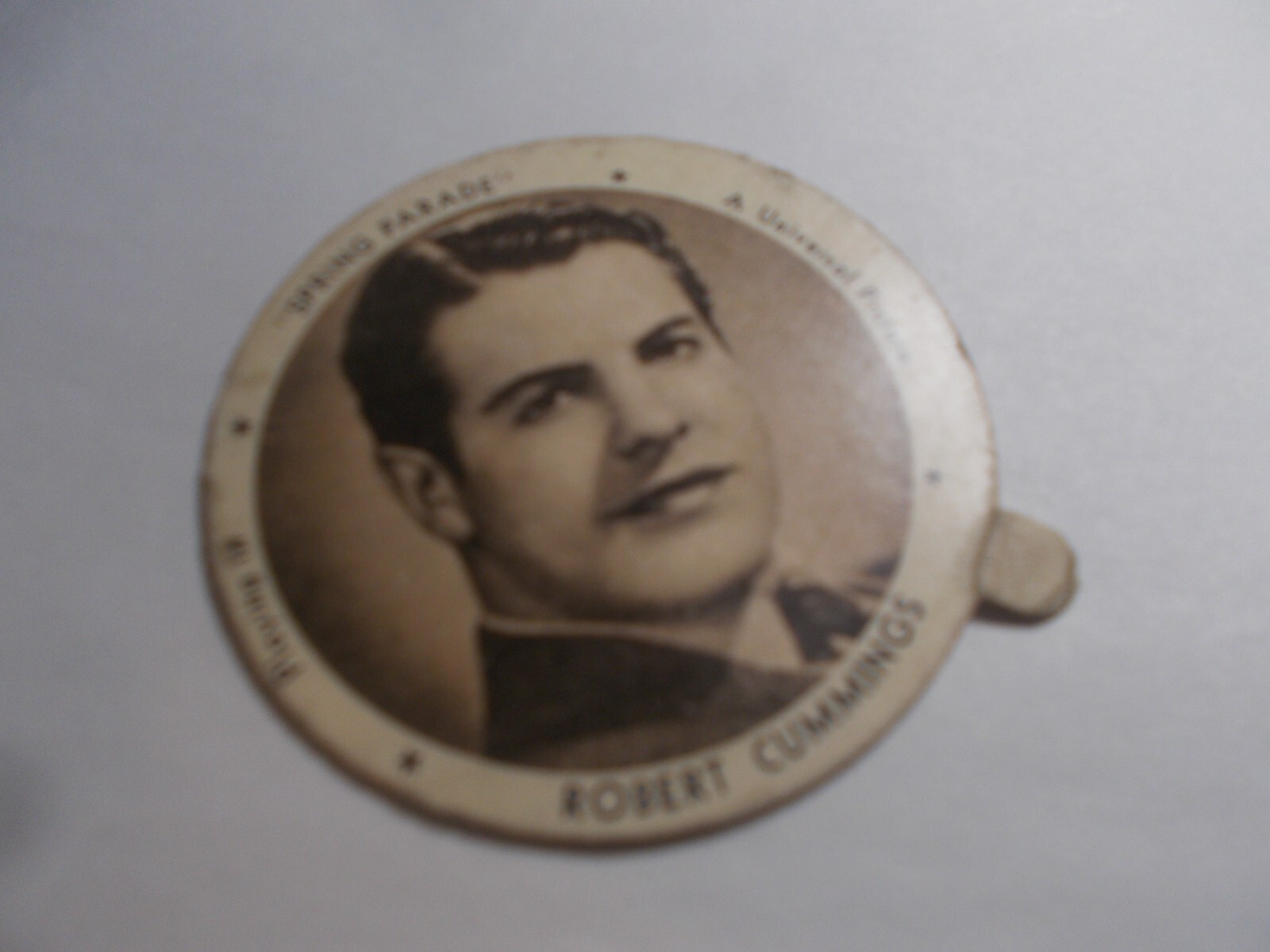 Robert Cummings "Spring Parade" Buddy Cup Ice Cream Dixie Lid 2.5" Very ...