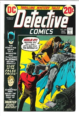 DETECTIVE Comics #430, DC 1972, Batman, Elongated Man, Nick Cardy 7.5 ...