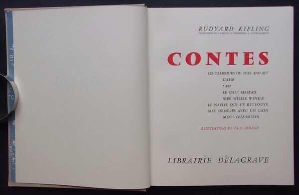 CONTES Rudyard Kipling Paul Durand Éditions Delagrave 1964 | eBay