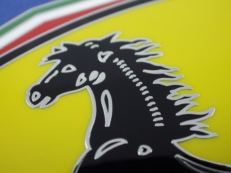 FERRARI SCUDERIA FENDER SHIELDS BADGES (REPRO) -- AVAILABLE FOR MOST ...